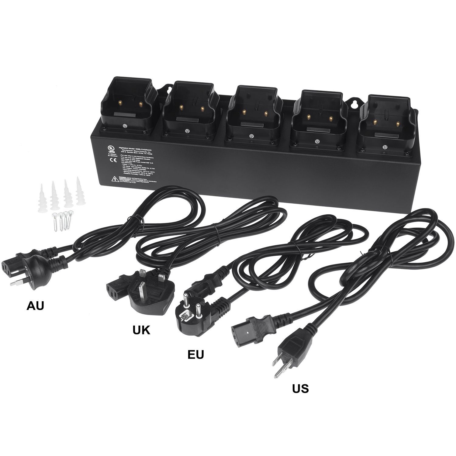 Buy 5-Bank AC Charger - Rechargeable INTRANT Angle Lights - Nightstick ...
