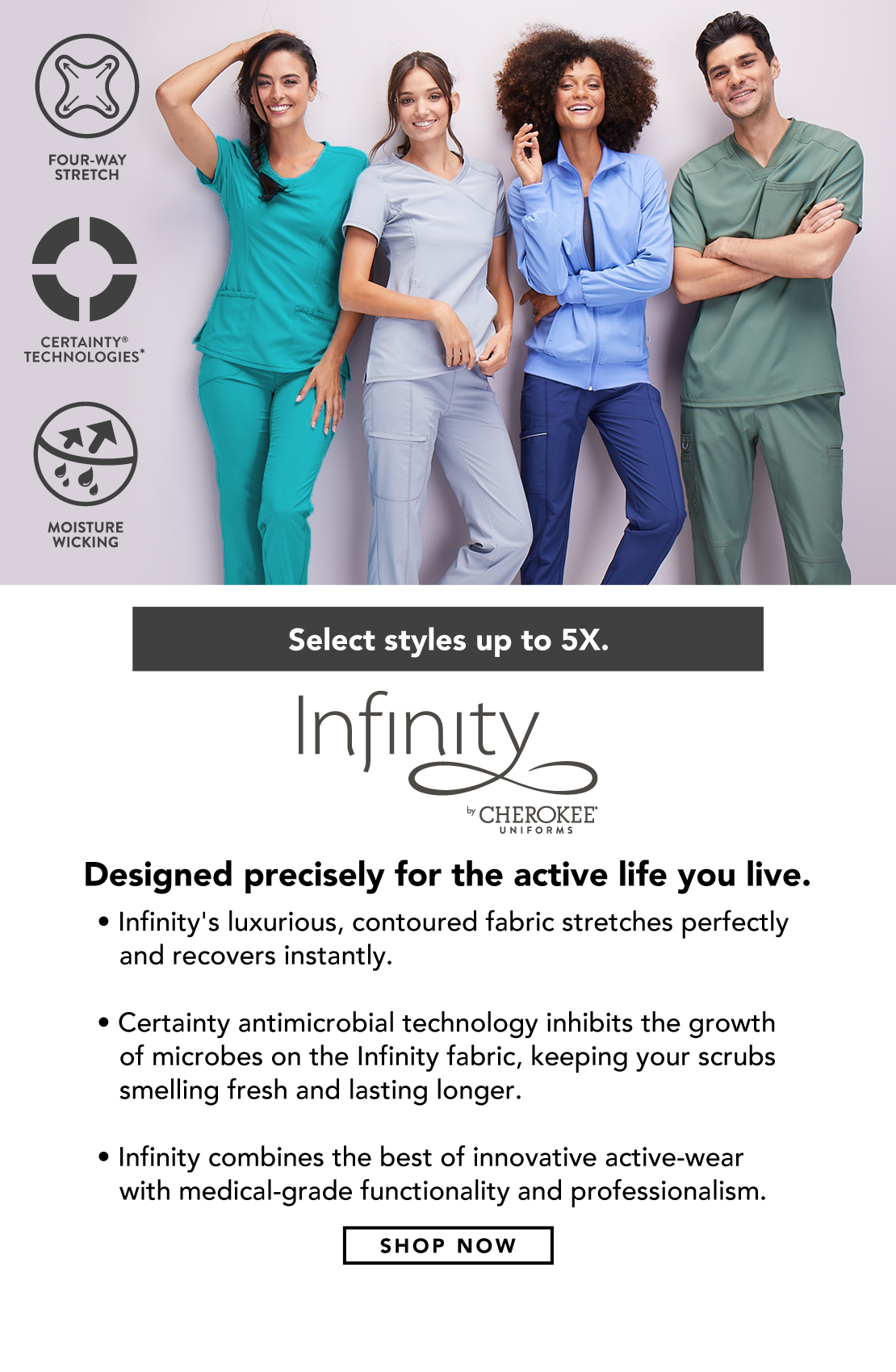 Antimicrobial Scrubs by Cherokee at Marcus Uniforms