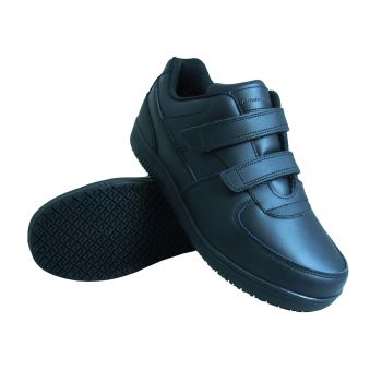 Buy Genuine Grip Mens #2030 Slip-Resistant Velcro Work Shoes Wide ...